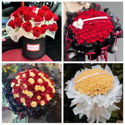 安徽黄山市歙县休宁祁门县黟县鲜花店同城配送女朋友情人节红玫瑰