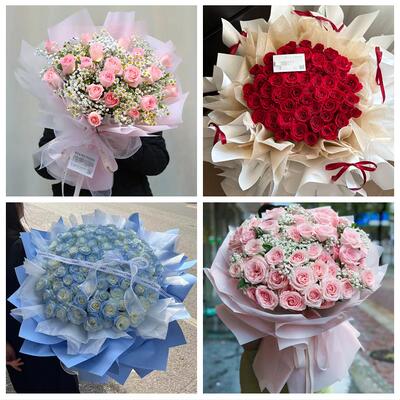 玫瑰花束表白女友老婆生日玉溪华宁易门峨山新平元江县同城鲜花店