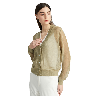 海兰丝优雅大方针织开衫