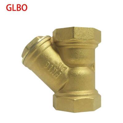 GLBO国标加厚黄铜Y型过滤器双内螺纹水表前置过滤阀门重型DN154