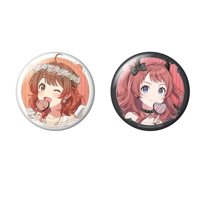 现货 CARAVAN 学园偶像大师 花海佑芽 天使魔鬼 76mm吧唧徽章日谷