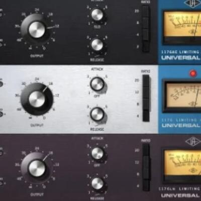 正版 UAD 1176 Classic Limiter Collection 建模UA 1176压缩插件