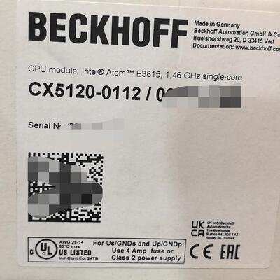 CX5120-0112 CPU模块 倍福Beckhoff 工控自动化模块议价维修