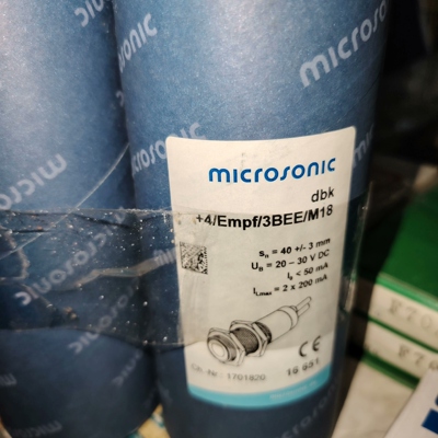 dbk+4/Empf/3BEE/M18 超声波传感器 microsonic威声工业议价维修