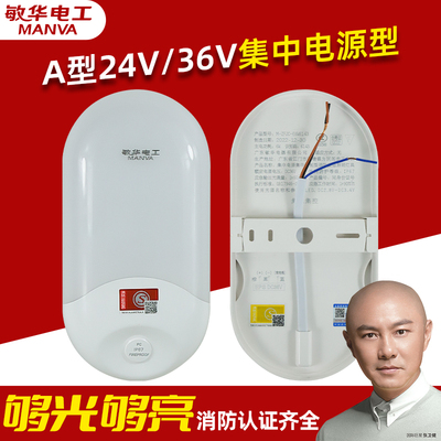 敏华防水A型智能36v消防应急照明灯A型集中电源 应急壁灯