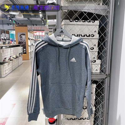 男秋新款休闲运动上衣连帽套头衫