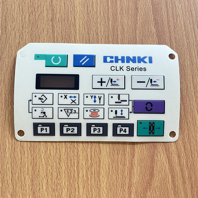 中缝重工1900D套结机操作屏按键膜中缝重工1900DS显示屏按键贴膜