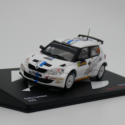 ixo 1:43 斯柯达拉力赛车合金汽车模型Skoda Fabia S2000 WRC2012