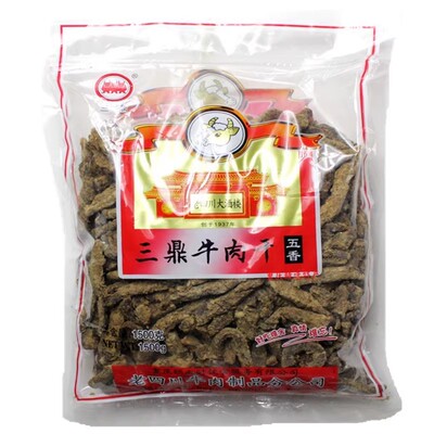 三鼎老四川酒楼牛肉干重庆特产
