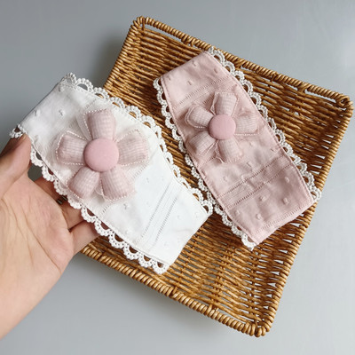 纯棉薄空顶发带花朵网红发饰