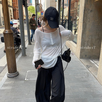 【送运费险】防晒长袖T恤上衣女