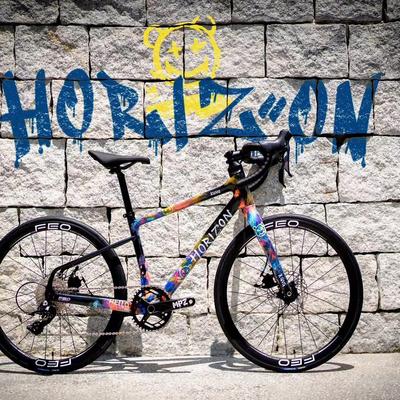 碳纤维公路车KUNG18速碟刹自行车