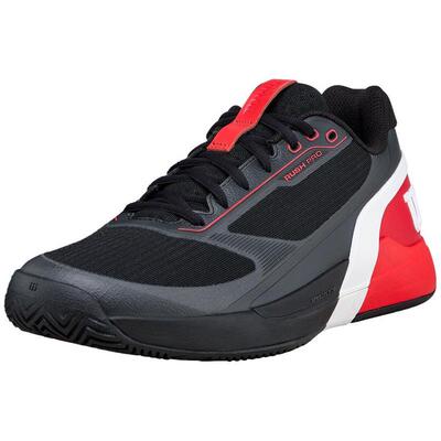 代购Wilson威尔胜男士篮球鞋缓震耐磨支撑防滑黑色红色白色