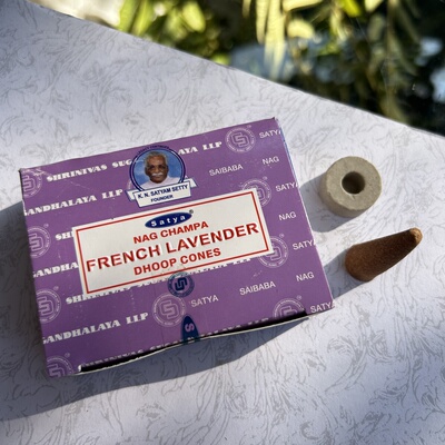 Satya真理Nag Champa印度香薰 法国薰衣草FRENCH  LAVENDER锥塔香