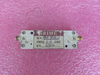 SRIME进口95314 2-6GHzSMA母射频微波同轴带通滤波器