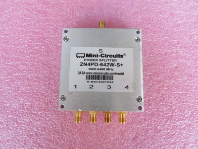 ZN4PD-642W-S+ MINI 1600-6400MHzSMA母射频一分四功率功分器 