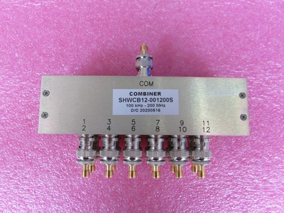 SHWCB12-001200S SMA 100KHz-200MHz 1W射频十二合一合路器 