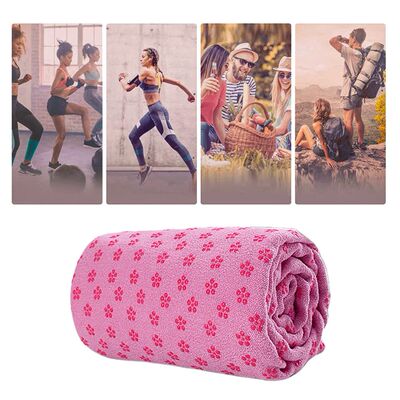 185x82cm Polyester Yoga Mat Cover Towel Anti Skid Pilates In