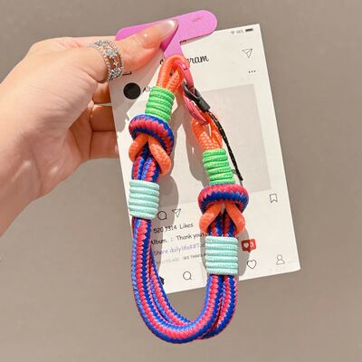 [Longsheng] Mobile phone lanyard removable braided hand rope