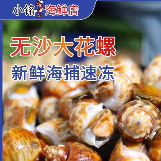 大花螺鲜活冷冻商用东风螺猫眼螺大香螺3斤顺丰包邮酒店量大优惠