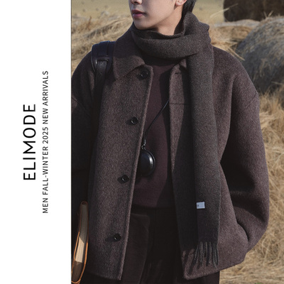 ELI【稻城】中性复古羊毛混纺亲肤保暖百搭高级感针织冬季围巾
