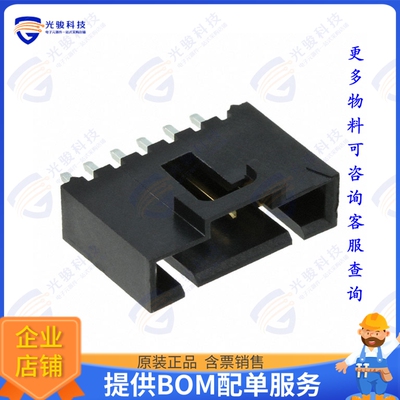 705430005 连接器CONN HEADER VERT 6POS 2.54MM