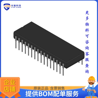 27C010-120DI《存储器芯片IC EPROM 1MBIT PARALLEL 32CDIP》