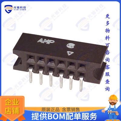 5-532956-1 连接器CONN RCPT 12POS 0.1 GOLD PCB R/A
