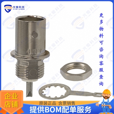 227755-1 连接器CONN BNC RCPT STR 50 OHM SOLDER