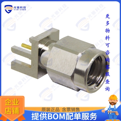 CONREVSMA013.062 连接器CONN RPSMA PLG STR 50OHM EDGEMNT