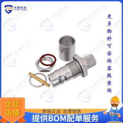 PE44608 连接器QN Female Bulkhead Connector Cri