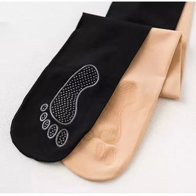 脚底面膜锦纶吸湿纯色钢丝袜新品