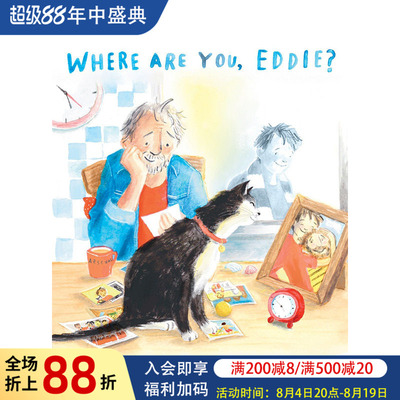 【现货】埃迪 你在哪里？ Where Are You  Eddie? 原版英文儿童绘本 迈克尔罗森 伤心书