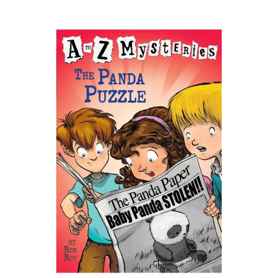 【预售】A-Z之谜：熊猫之谜 A to Z Mysteries: The Panda Puzzle 英文原版儿童章节书少儿英语启蒙读物书籍7-10岁