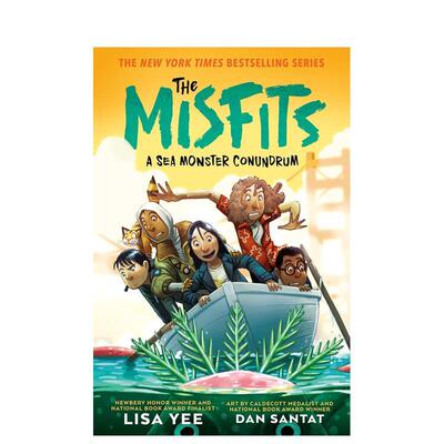 【预售】【异类少年小队】海怪疑云（精装） 【The Misfits】A Sea Monster Conundrum 原版英文儿童章节书 中年级读物