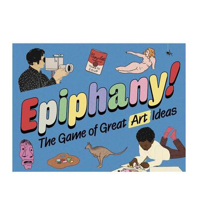 【预售】顿悟时刻：伟大艺术创想卡牌游戏 Epiphanies:The Game of Great Art Ideas The Game of Great Art Ideas 卡牌进口书