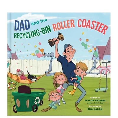 【预售】爸爸和回收箱卷 Dad And The Recycling-Bin Roll 英文原版儿童人际交往能力培养友谊绘本图画书3-6岁英语早教启蒙读物