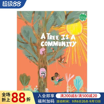 【现货】树之共生 A Tree Is a Community 原版英文儿童绘本图书书籍