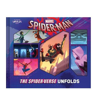 【现货】蜘蛛侠：手风琴式折页书 【Unfolds Book】Spider-Man Unfolds 原版英文儿童绘本图书