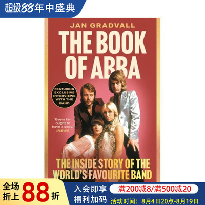 【预售】瑞典音乐组合ABBA之书：忧郁的秘密 The Book of ABBA: Melancholy Undercover 原版英文音乐图书