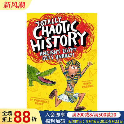 【现货】完全混乱的历史 古埃及 Totally Chaotic History:Ancient Egypt 英文原版儿童知识科普进口图书青少年英语读物课外阅读