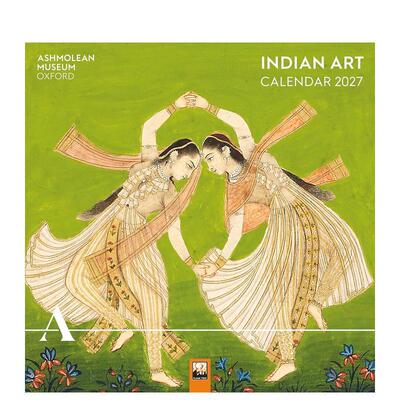 【预售】阿什莫林博物馆：印度艺术 2027 年迷你挂历 Ashmolean Museum: Indian Art Mini Wall Calendar 原版日历