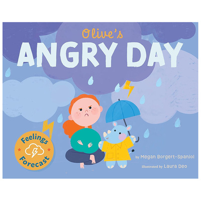【预售】【情绪晴雨表】奥丽弗愤怒的一天 [Feelings Forecast]Olive's Angry Day 英文儿童情绪管理绘本英语绘本启蒙书籍