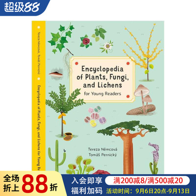 【现货】植物、真菌和地衣百科全书 Encyclopedia of Plants,Fungi and Lichens 英文原版儿童知识科普百科绘本10-12岁英语图书
