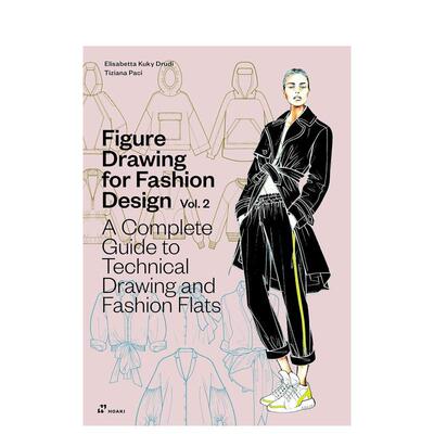 【预售】时装设计人物素描 卷2 Figure Drawing for Fashion Design， Vol. 2 原版英文服装设计图书