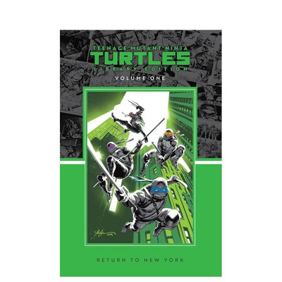 【现货】忍者神龟：卷1：重返纽约 图书馆版 Teenage Mutant Ninja Turtles, Vol.1 精装 英文漫画书原版进口美漫漫画书籍
