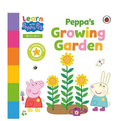【预售】和小猪佩奇一起学：佩奇的成长花园 【Learn with Peppa】Peppa’s Growing Garden 原版英文儿童绘本图书