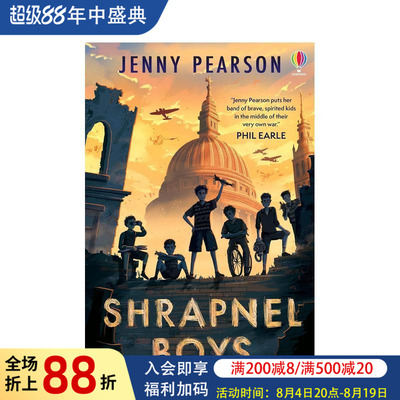 【预售】弹片少年 Shrapnel Boys 原版英文青少年读物 入围卡内基文学奖