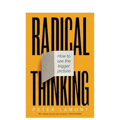 【预售】激进思维：如何看清大局 Radical Thinking: How to see the bigger picture 原版英文社会科学进口图书