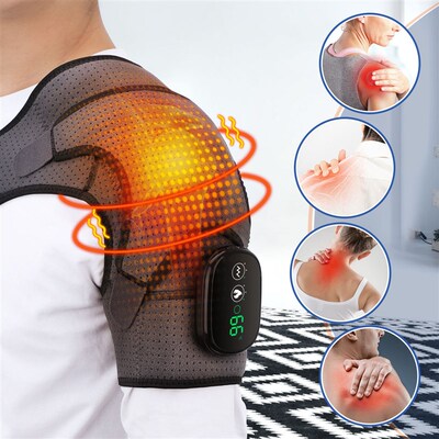 Heating Shoulder Massage Wrap Belt Arthritis Relief Pain Inf